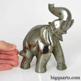 Pyrite Elephant, 5.2 inches (Peru #G0429) 2.5 Pounds