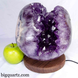 Unique Amethyst Open Geode, 18 pounds (Brazil #F0309) 7.6 inches