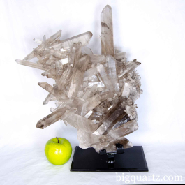 Large Smoky Quartz Cluster, 15.5 inches (Brazil #G0004) 9.6 Pounds