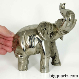 Pyrite Elephant, 3.8 Pounds (Peru #G0317) 5.8 inches