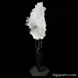 Large Quartz Crystal Cluster w/ Stand (Brazil #8460) 4.5 feet tall